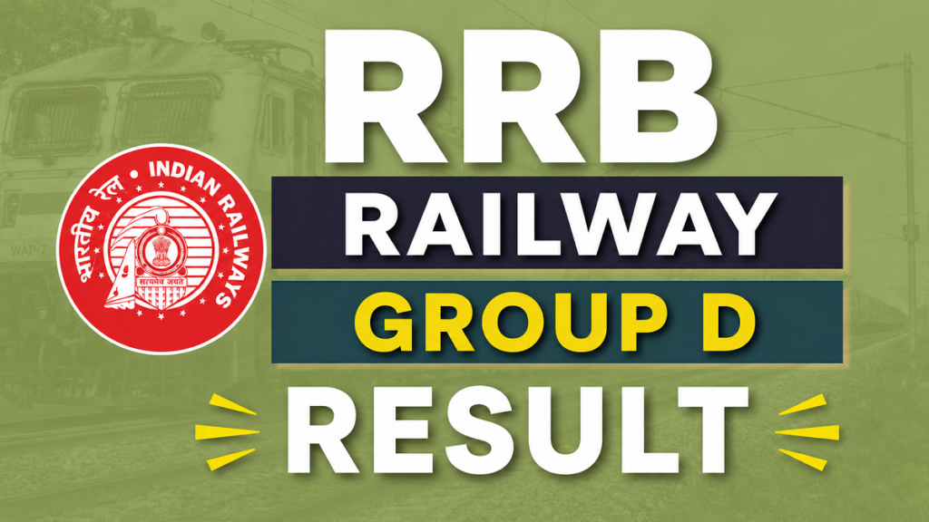 RRB Railway Group D CEN 08/2024 Result 2026