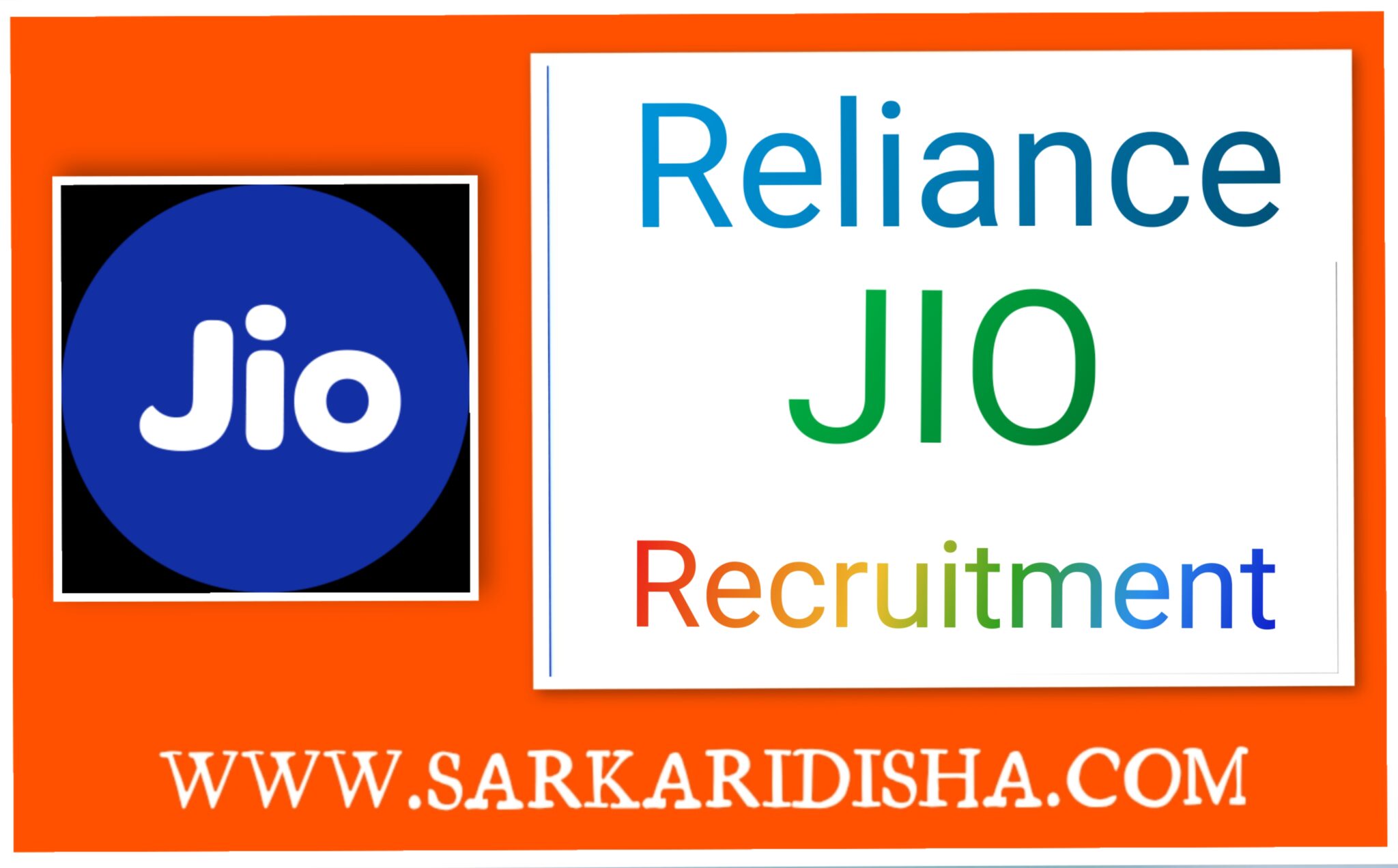Reliance JIO Recruitment 2022 [12th Pass Job] Apply Online