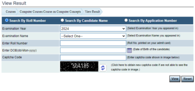 CCC Result 2026 Download @student.nielit.gov.in
