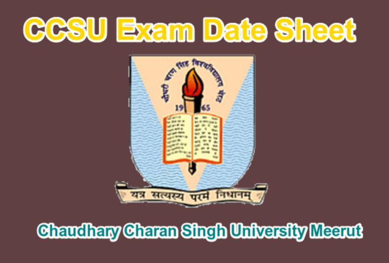 CCSU Date Sheet NEP June 2026 UG, PG Exam Schedule PDF