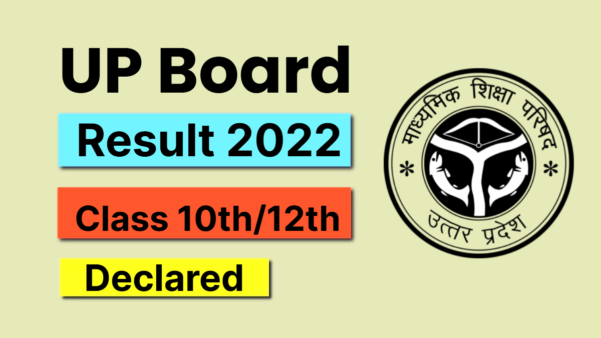 UP Board Result 2022 (Class 10th/12th) Download Links