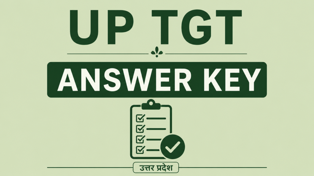 UP TGT Answer Key 2026 Download Link
